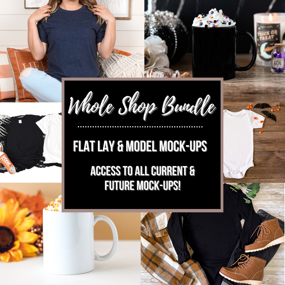 Whole Shop Mockup Bundle, Full-access Digital Mock Ups, Lifestyle Mock ...