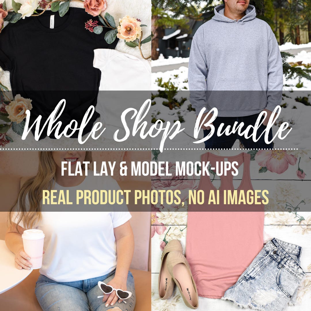 Whole Shop Mockup Bundle, Full-access Digital Mock Ups, Lifestyle Mock ...