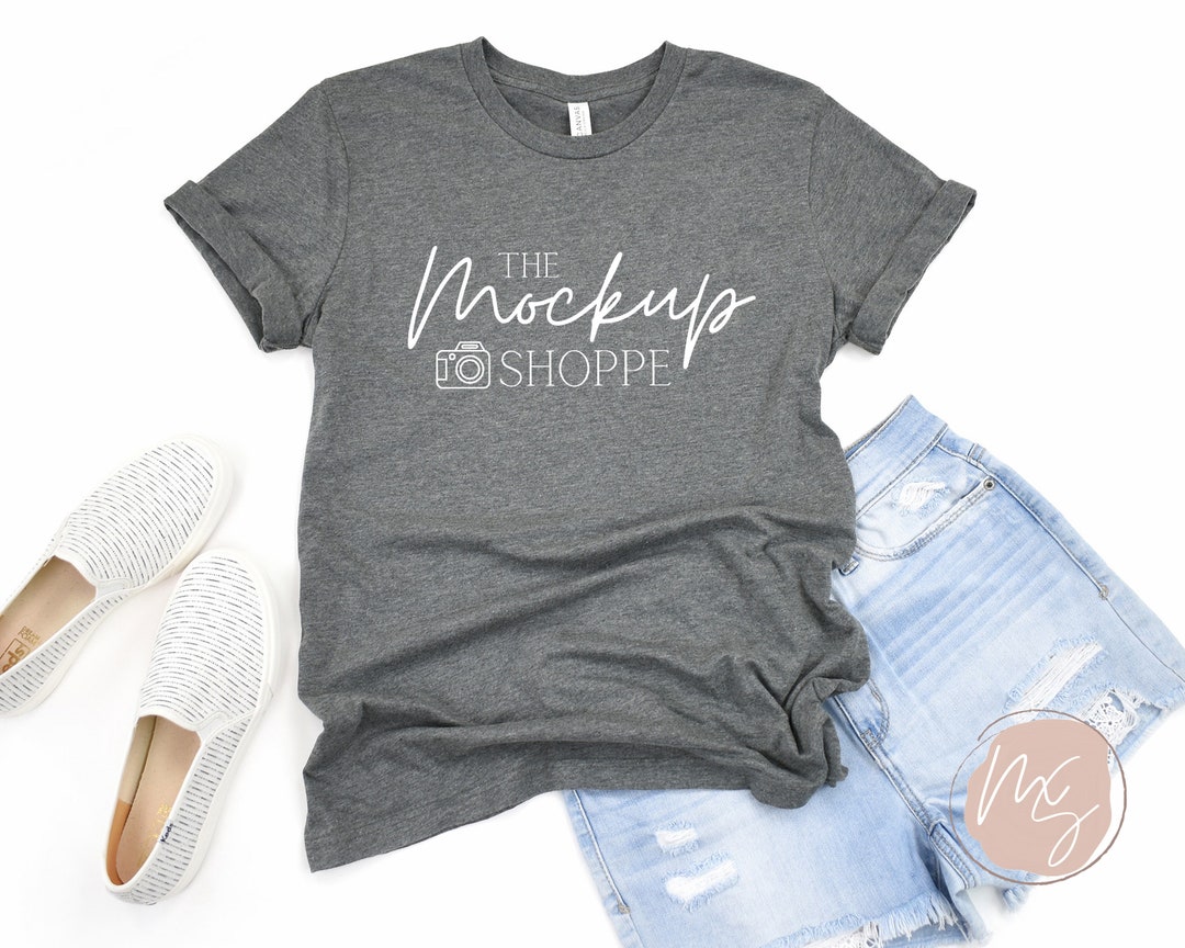 3001 Deep Heather, Bella Canvas 3001 Mockup, Frühling Bella Mockup ...