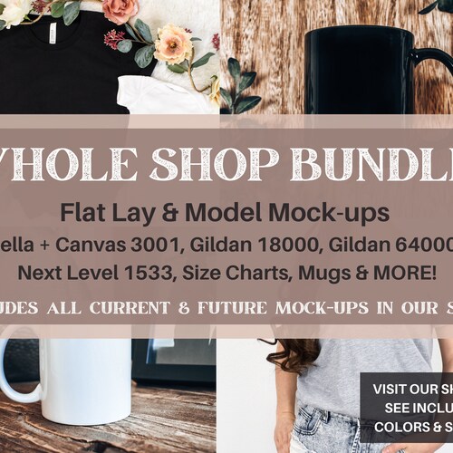 Whole Shop Mockup Bundle Full-access Digital Mock Ups - Etsy
