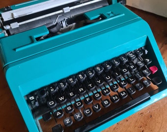 Turquoise Typewriter | Etsy