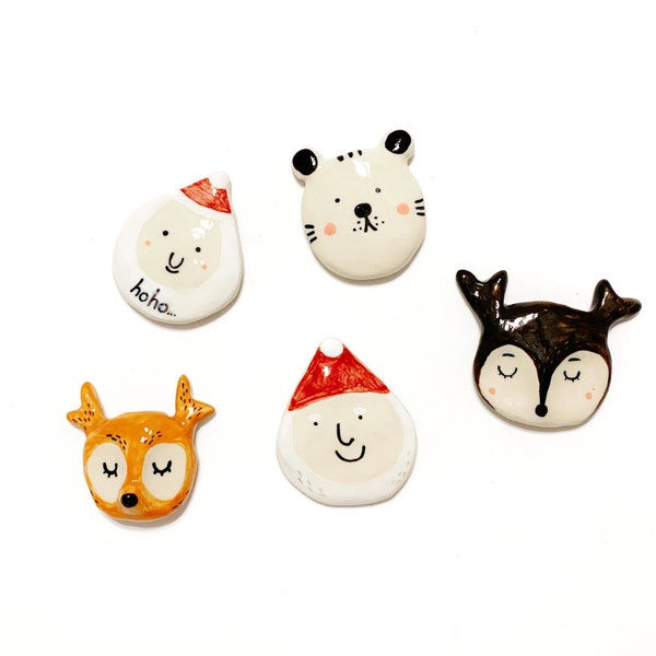 Ceramic Refrigerator Magnets - Etsy