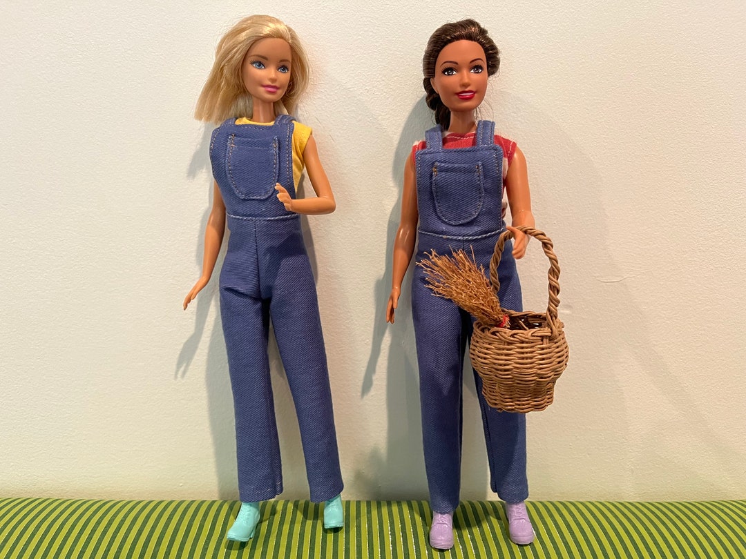 Denim Overalls for 11.5 Inch Fashion Dolls (original or Curvy) - Etsy