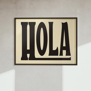 Hola Western Art Poster - Etsy