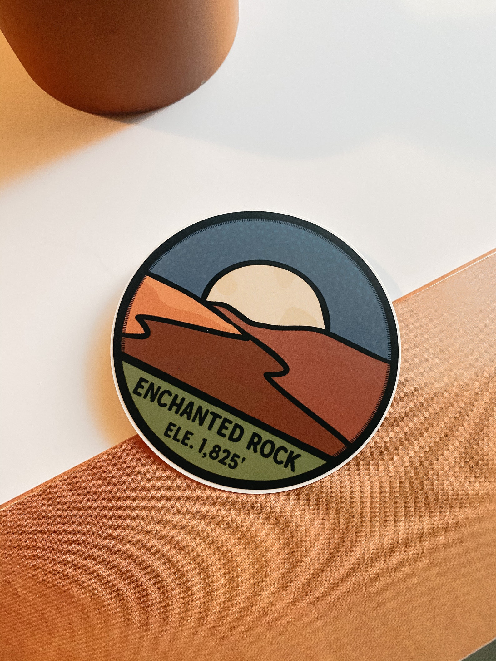 Enchanted Rock Elevation Badge Sticker - Etsy