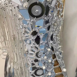 Shining Silver Latin Dance Dress Rhythm Dress L0010 - Etsy