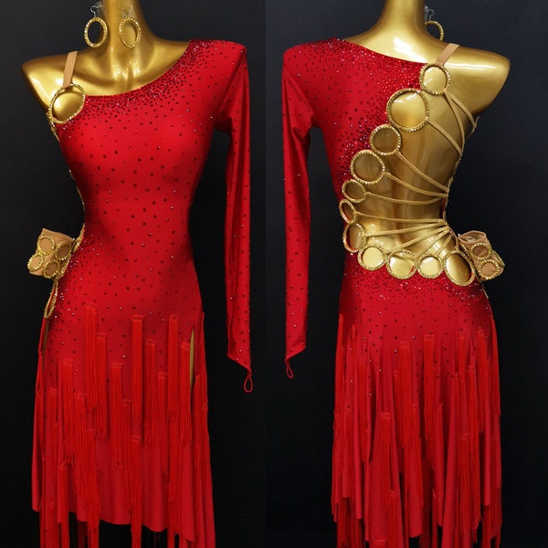 Latin Dance Dress - Etsy