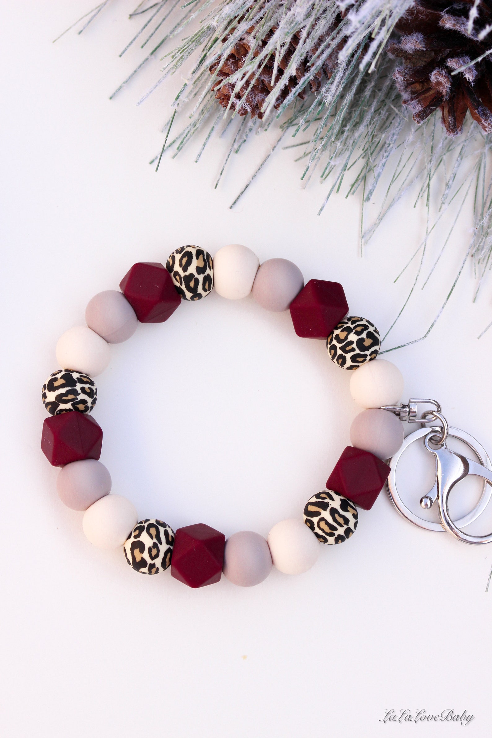 Mama Keychain Wristlet Cute Keychain Bracelet Beaded - Etsy