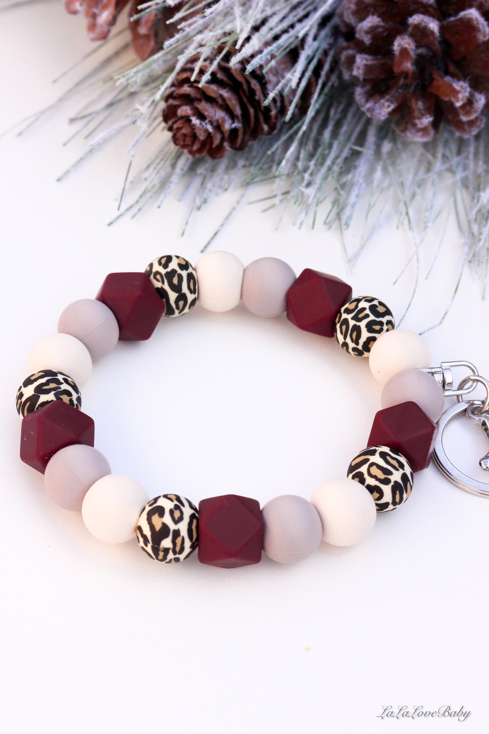 Mama Keychain Wristlet Cute Keychain Bracelet Beaded - Etsy