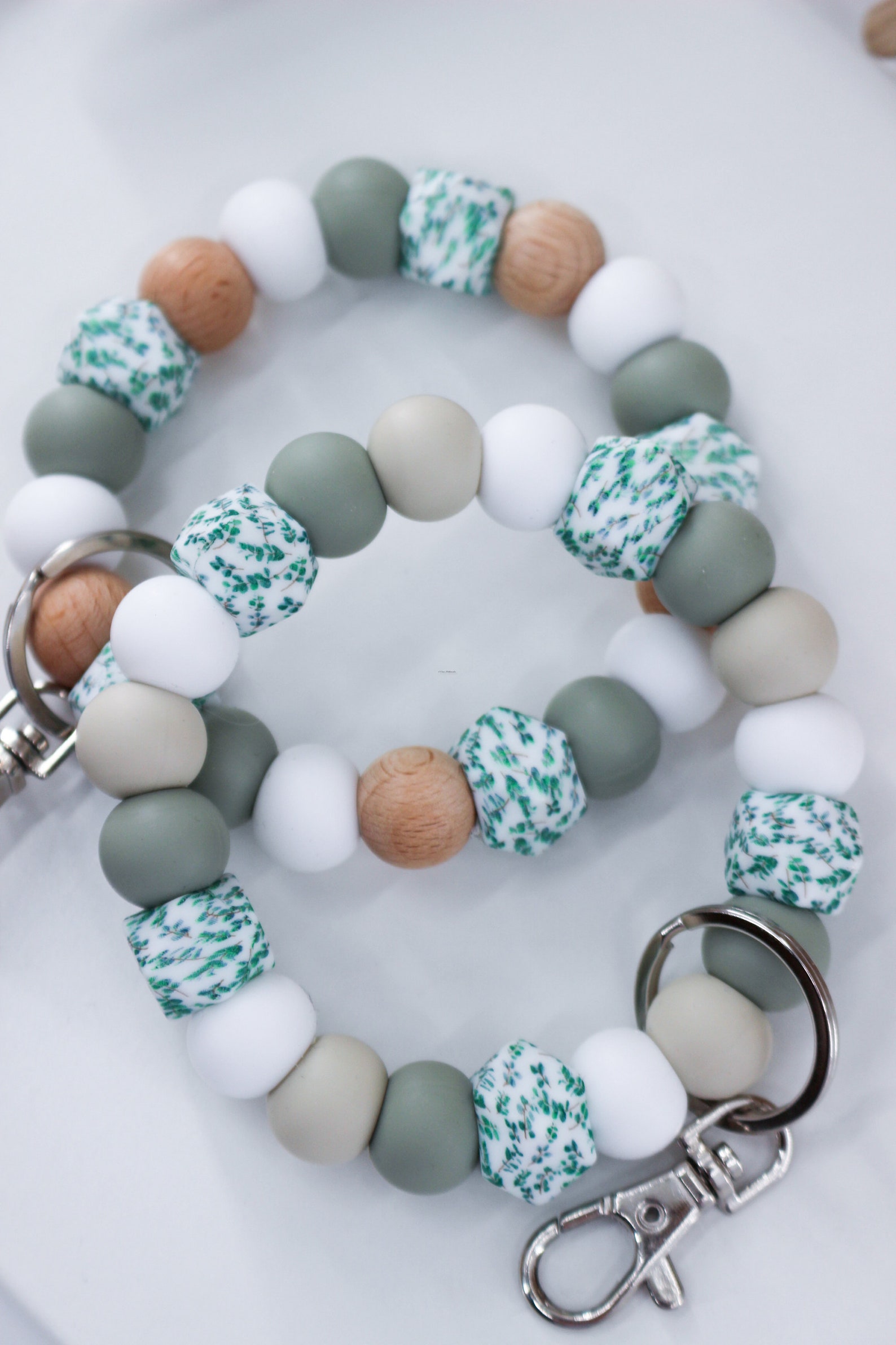 Plant Wristlet Keychain Succulent Keychains Botanical - Etsy