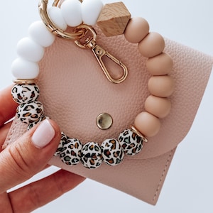 Wallet Keychain Wristlet - Cute Card Wallet - Credit Card Holder - ID ...