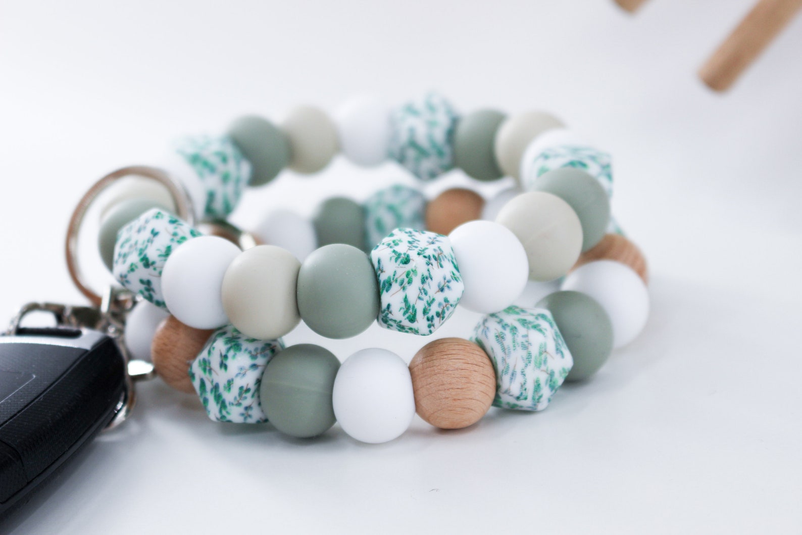 Plant Wristlet Keychain Succulent Keychains Botanical - Etsy