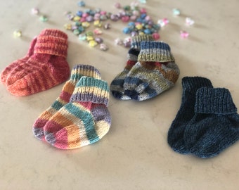 Hand Knit Baby Socks | Etsy