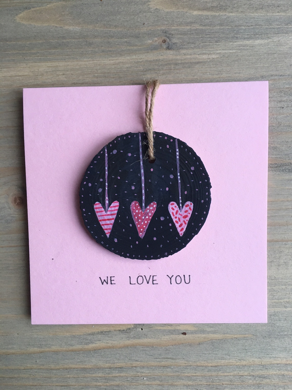 We Love You Card Love Card Birthday Card for her | Etsy