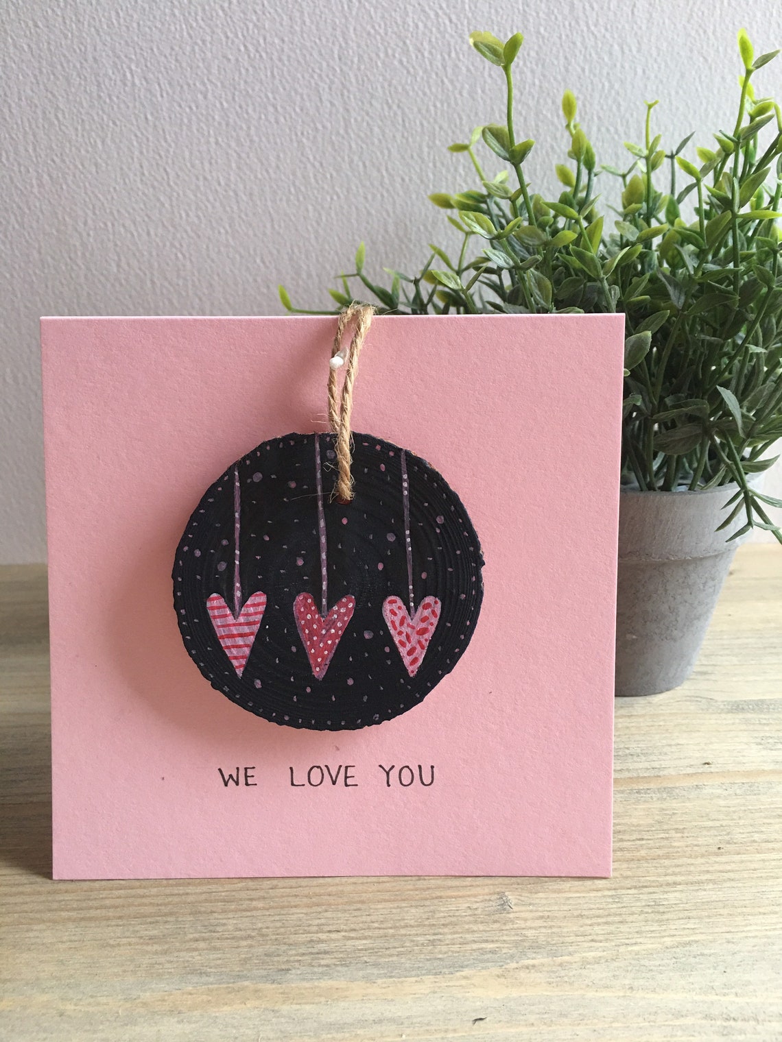 We Love You Card Love Card Birthday Card for Her - Etsy UK