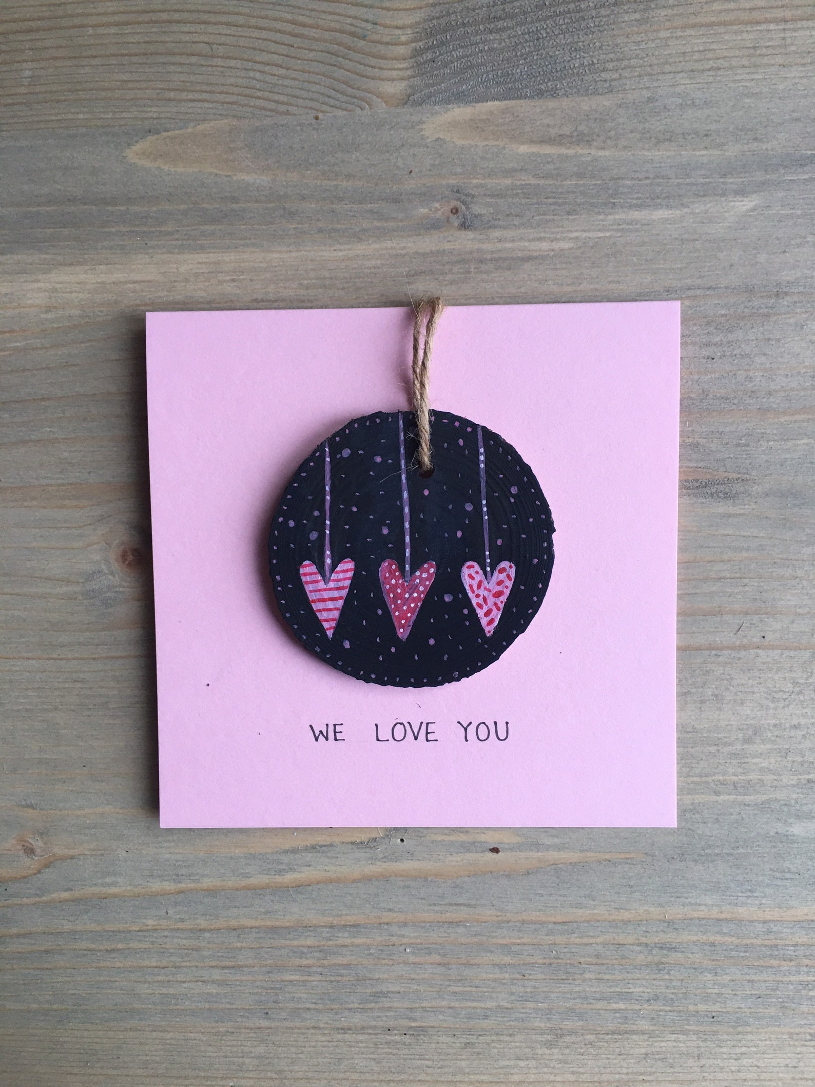 We Love You Card Love Card Birthday Card for her | Etsy