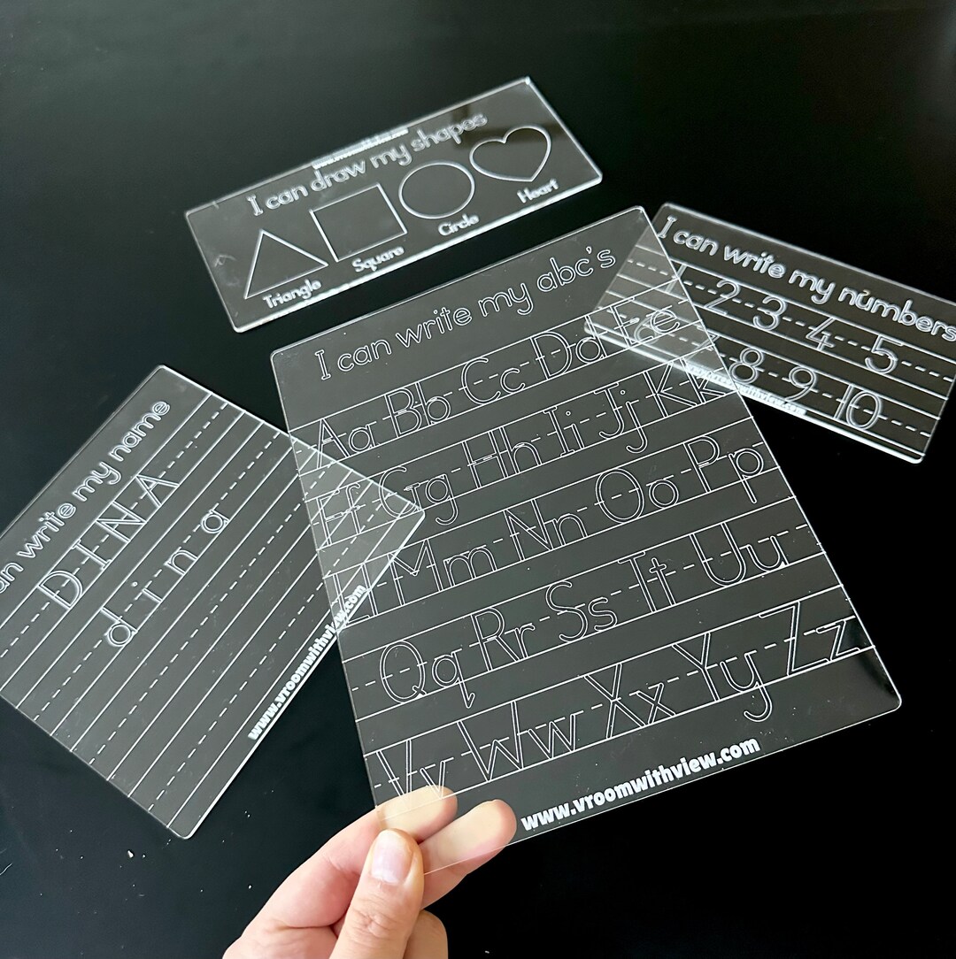 Learning Guide for Kids Reusable - Etsy