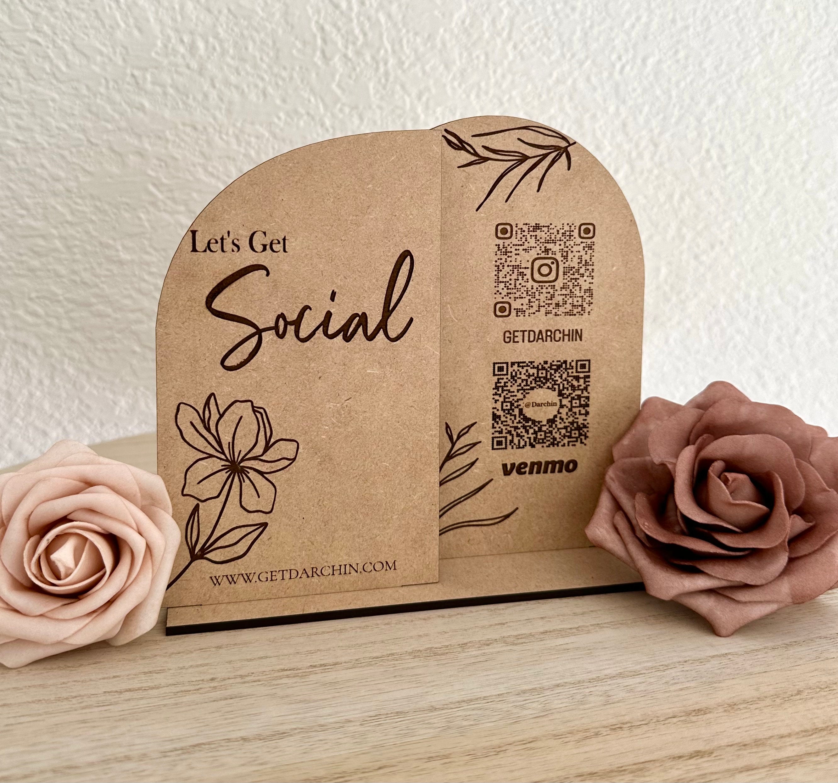 Business Sign, Venmo , Cash App, Qr Code - Etsy