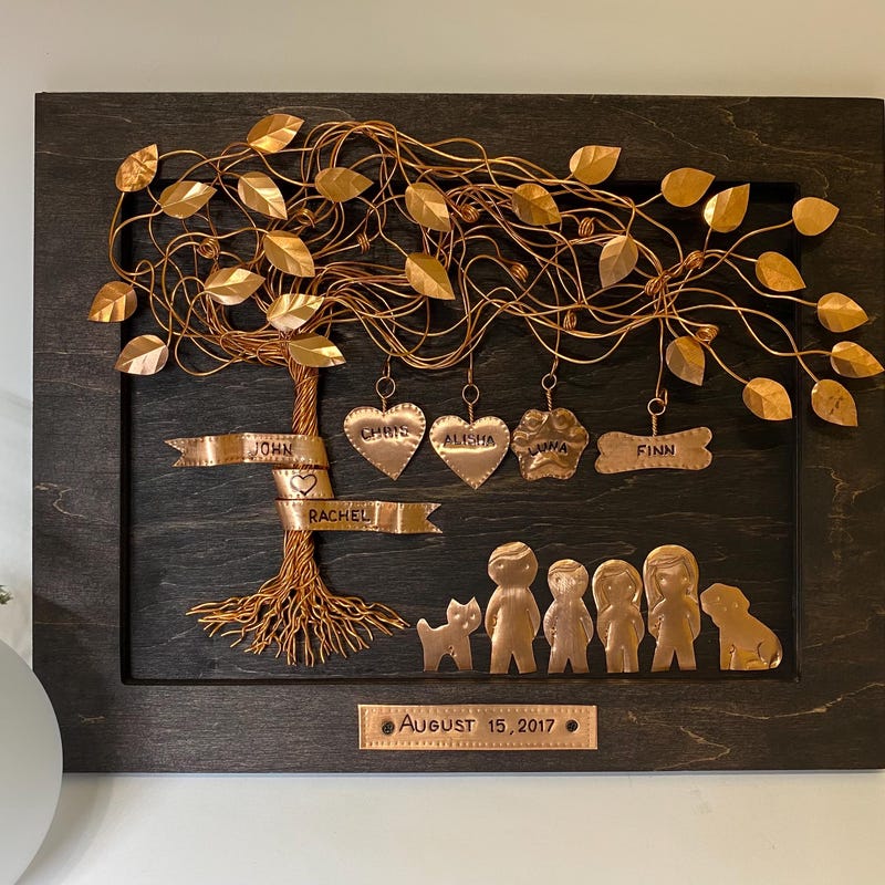 Family Tree Frame Silver - Etsy