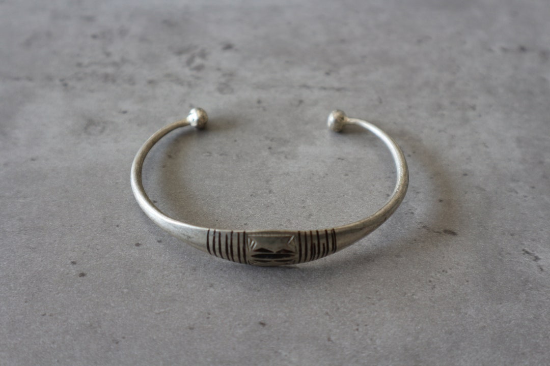 Morocco Bangle Silver North Africa Jewelry Silver Bangle - Etsy