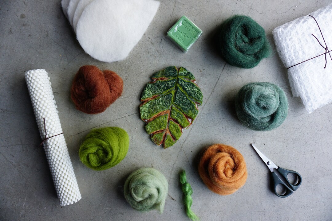 DIY Wet Felt Package, Make Your Own Coasters From Felt - Etsy