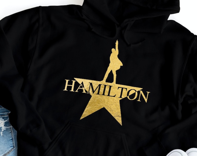 Alexander Hamilton Hoodie, Broadway, American Musical, Hoodie, Soso ...