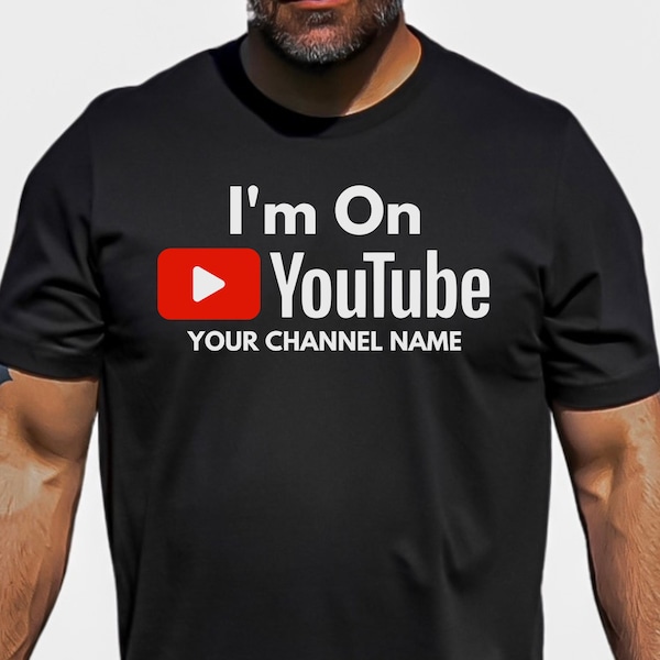 Personalized Youtube Shirt - Etsy