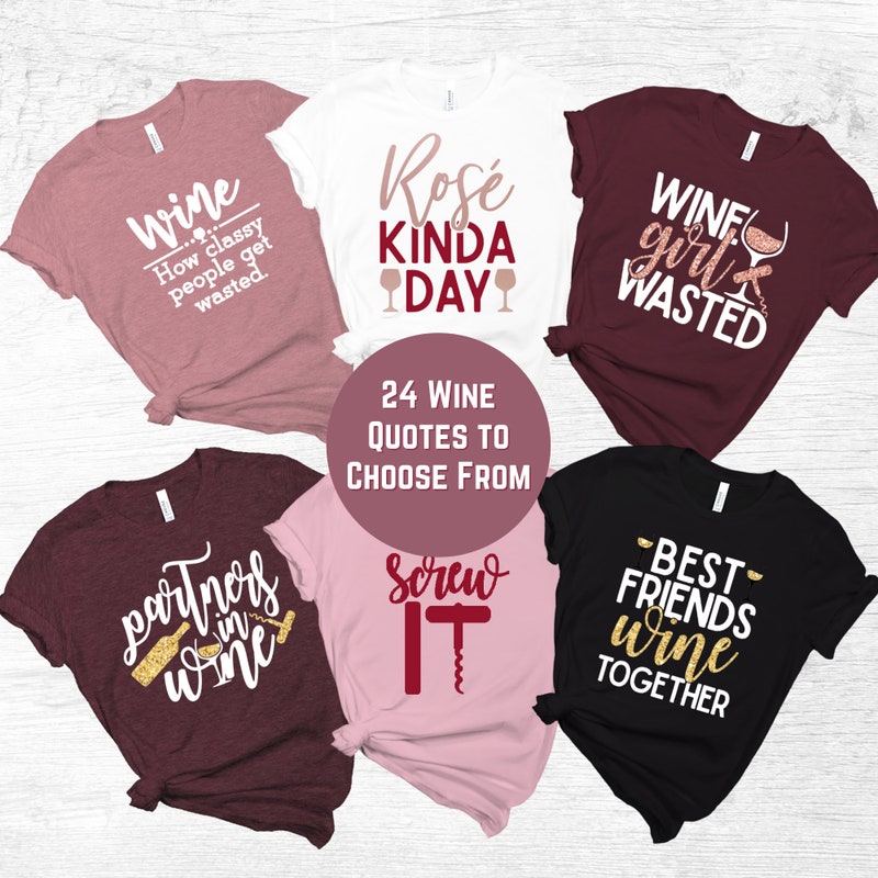 Wine Shirts - Etsy
