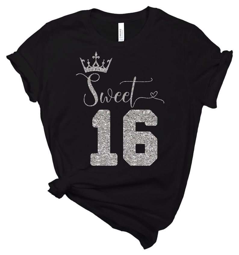 16th Birthday - Sweet 16 - 16th Birthday Shirt - Birthday Shirt 16 ...