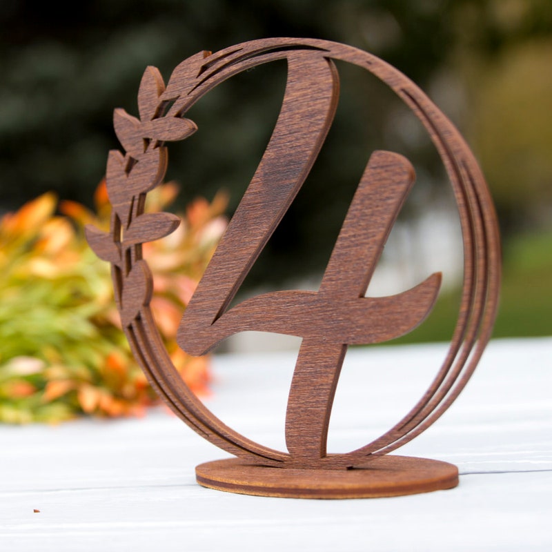 Wooden Numbers - Etsy
