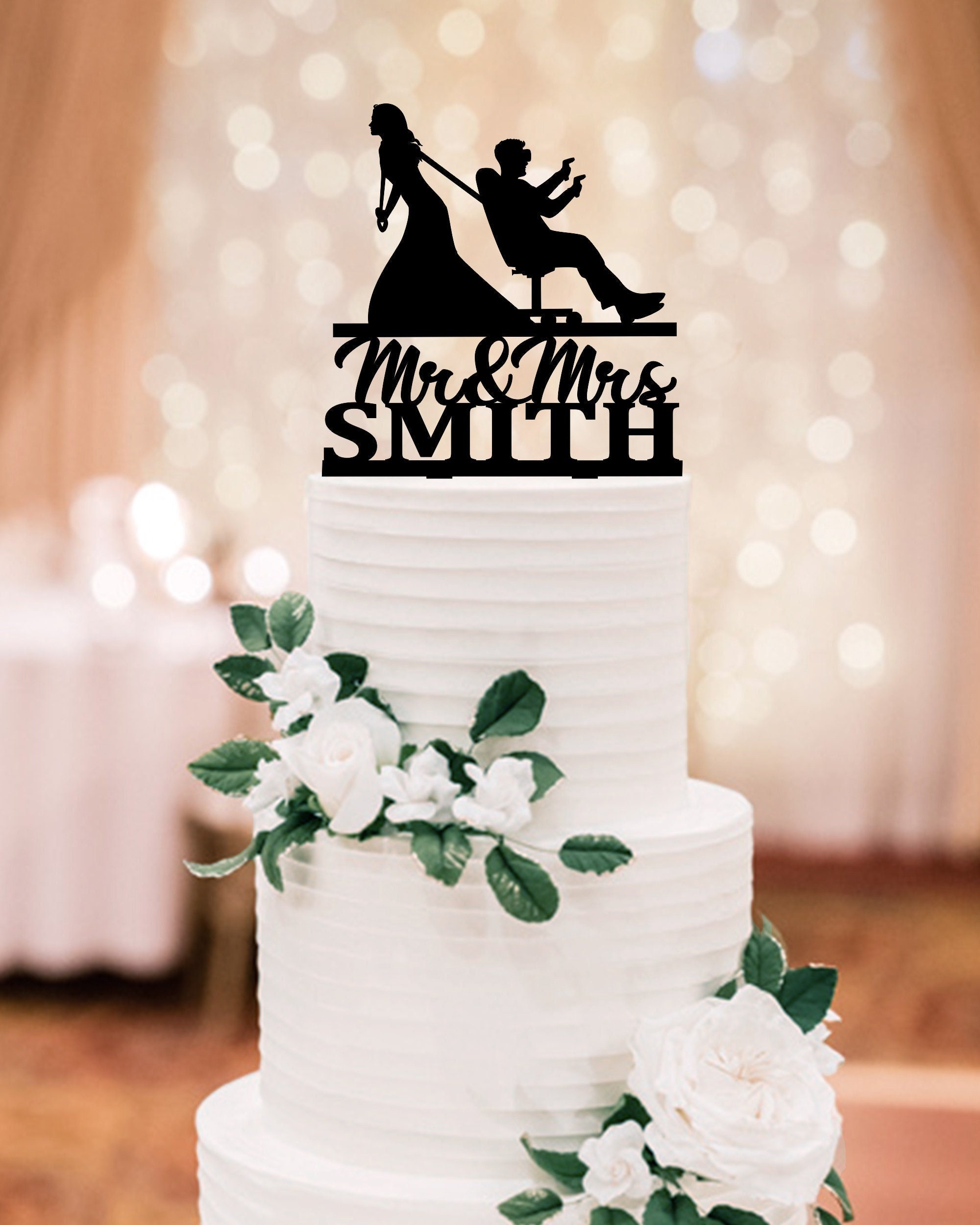 Nerd Wedding Cake Toppers