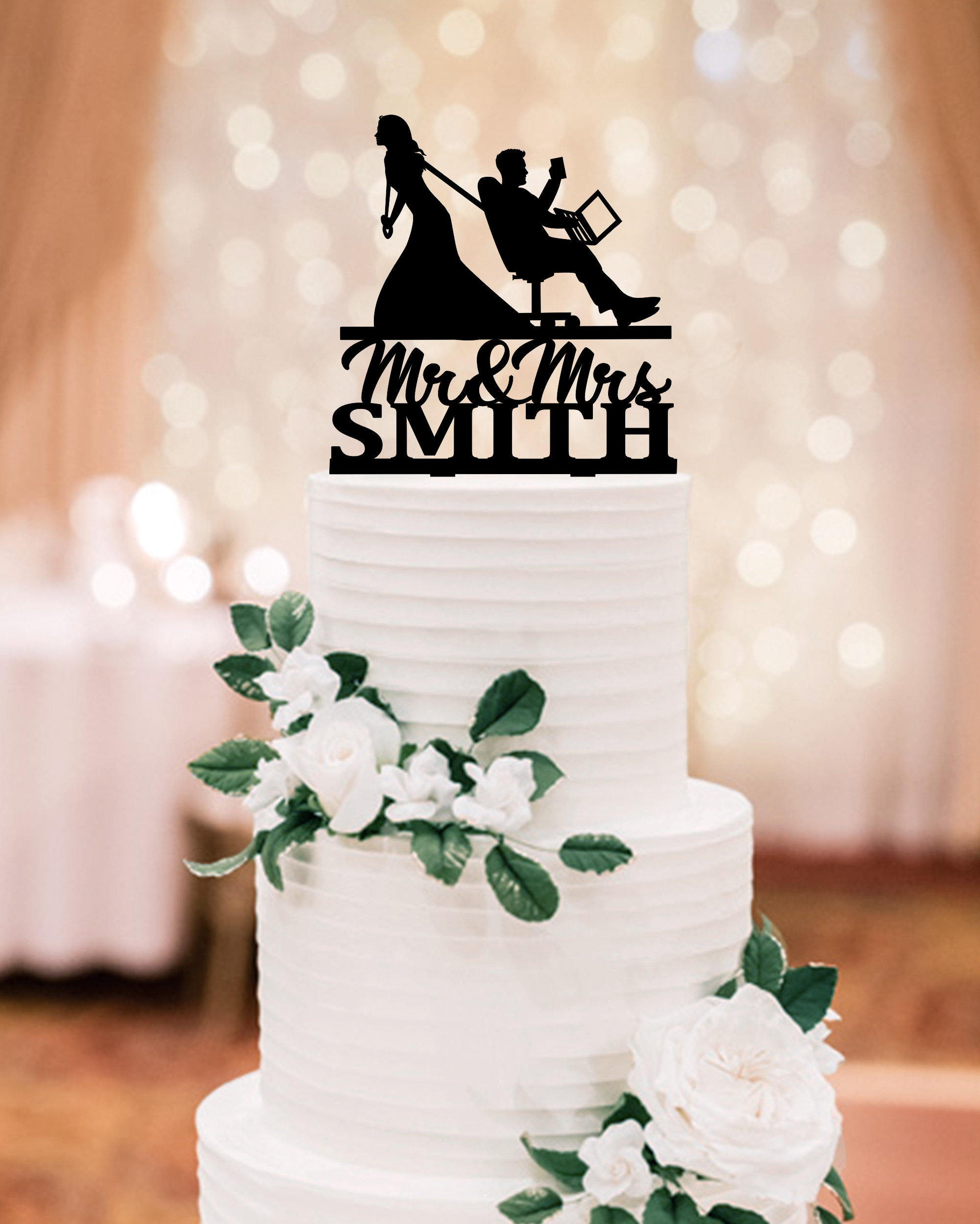 Manager Cake Topper Laptop Wedding Cake Toppers Office - Etsy