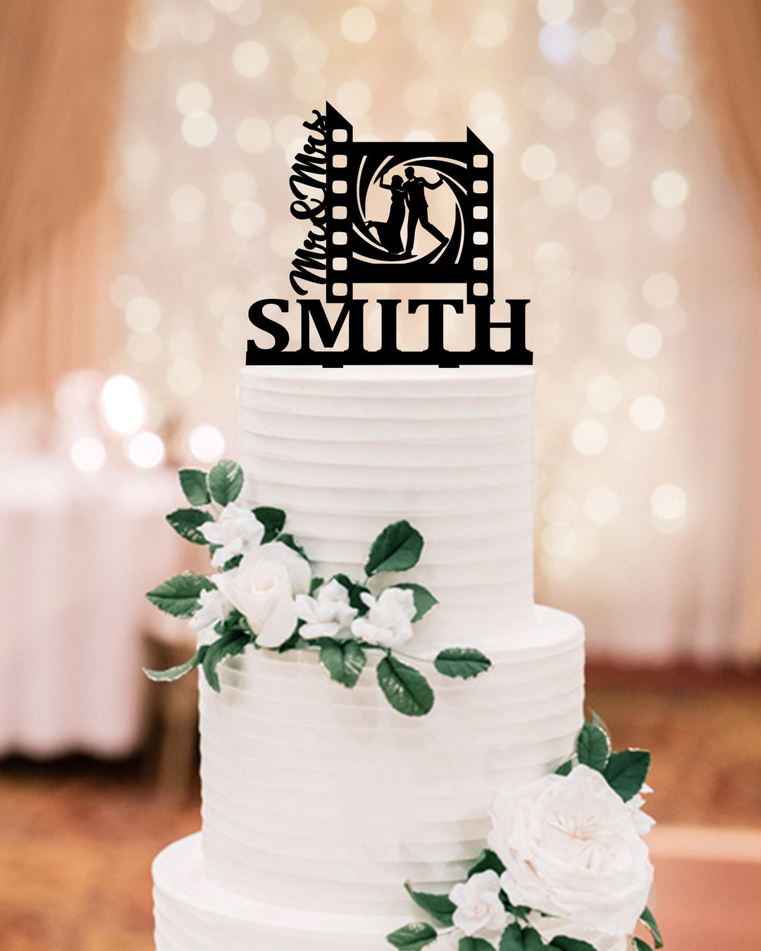 Movie Cake Topper, Actors Bride and Groom Cake Toppers, Hollywood ...