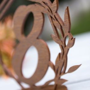 Wedding Table Numbers,table Numbers,rustic Wood Wedding Decor,table ...
