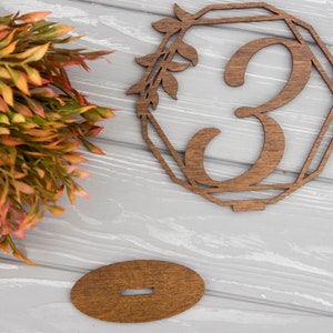 Wedding Table Number, Wood Rustic Table Numbers, Wood Table Number ...