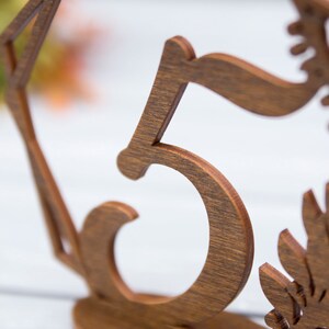 Table Numbers Wedding Signs Table Numbers Rustic Signs Table Decoration ...