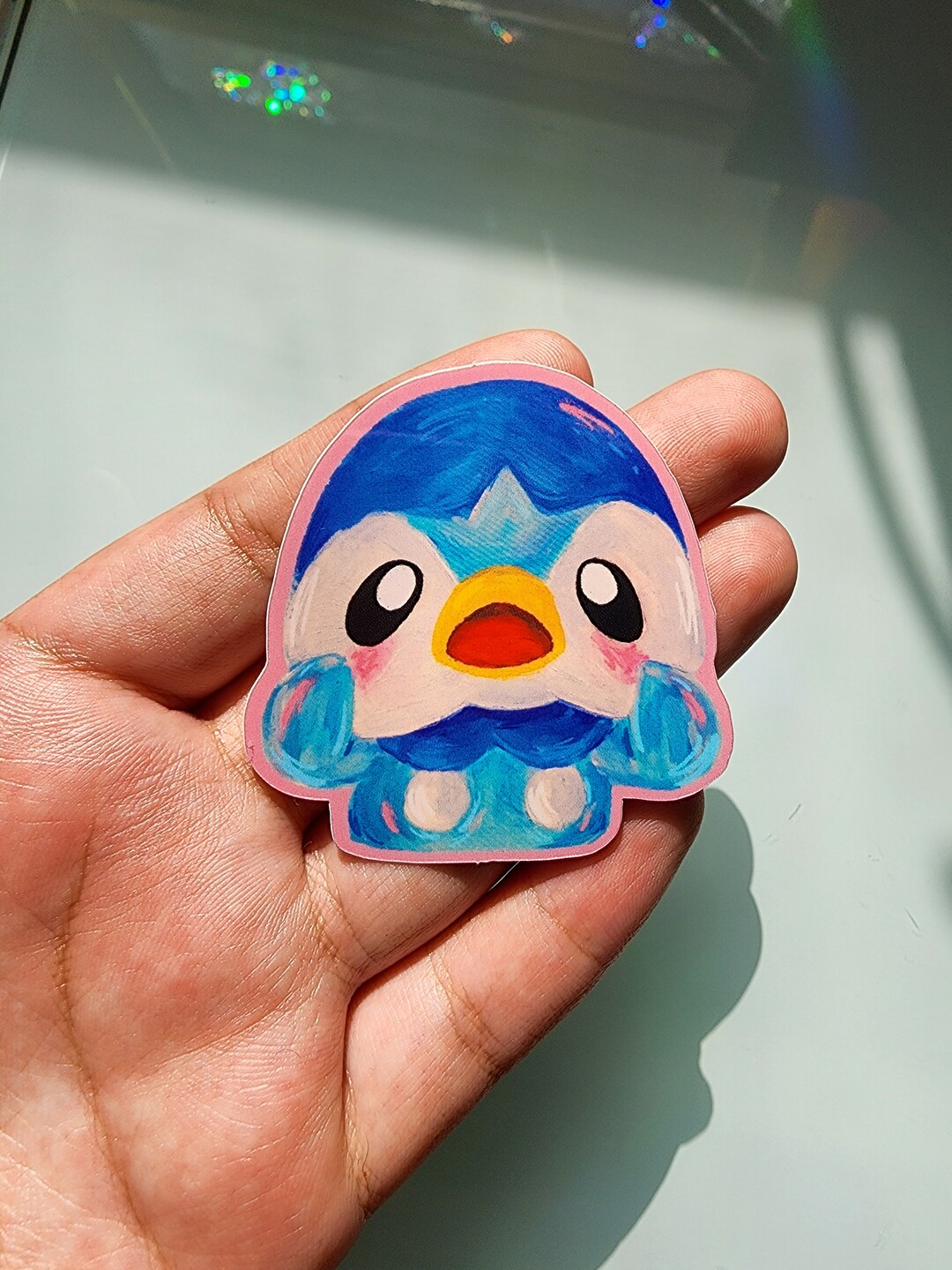 Piplup Vinyl Sticker - Etsy