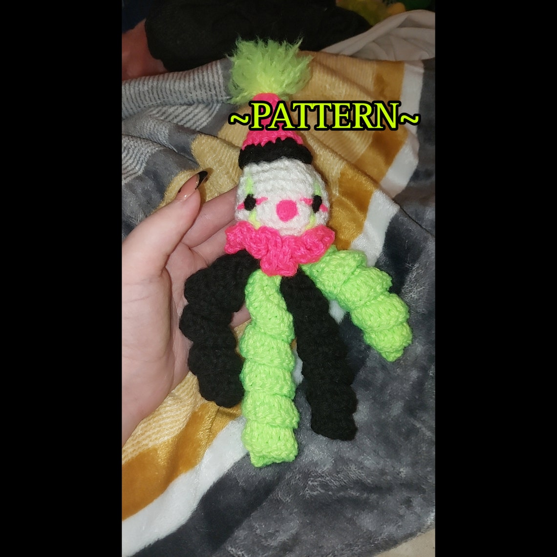 Clown Doll Crochet Pattern - Etsy