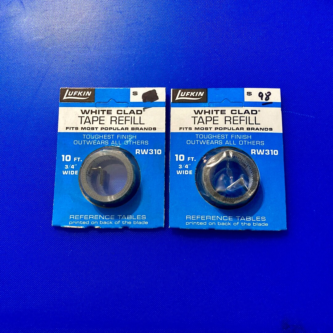 Lufkin Tape Measure Refill White Clad - Etsy
