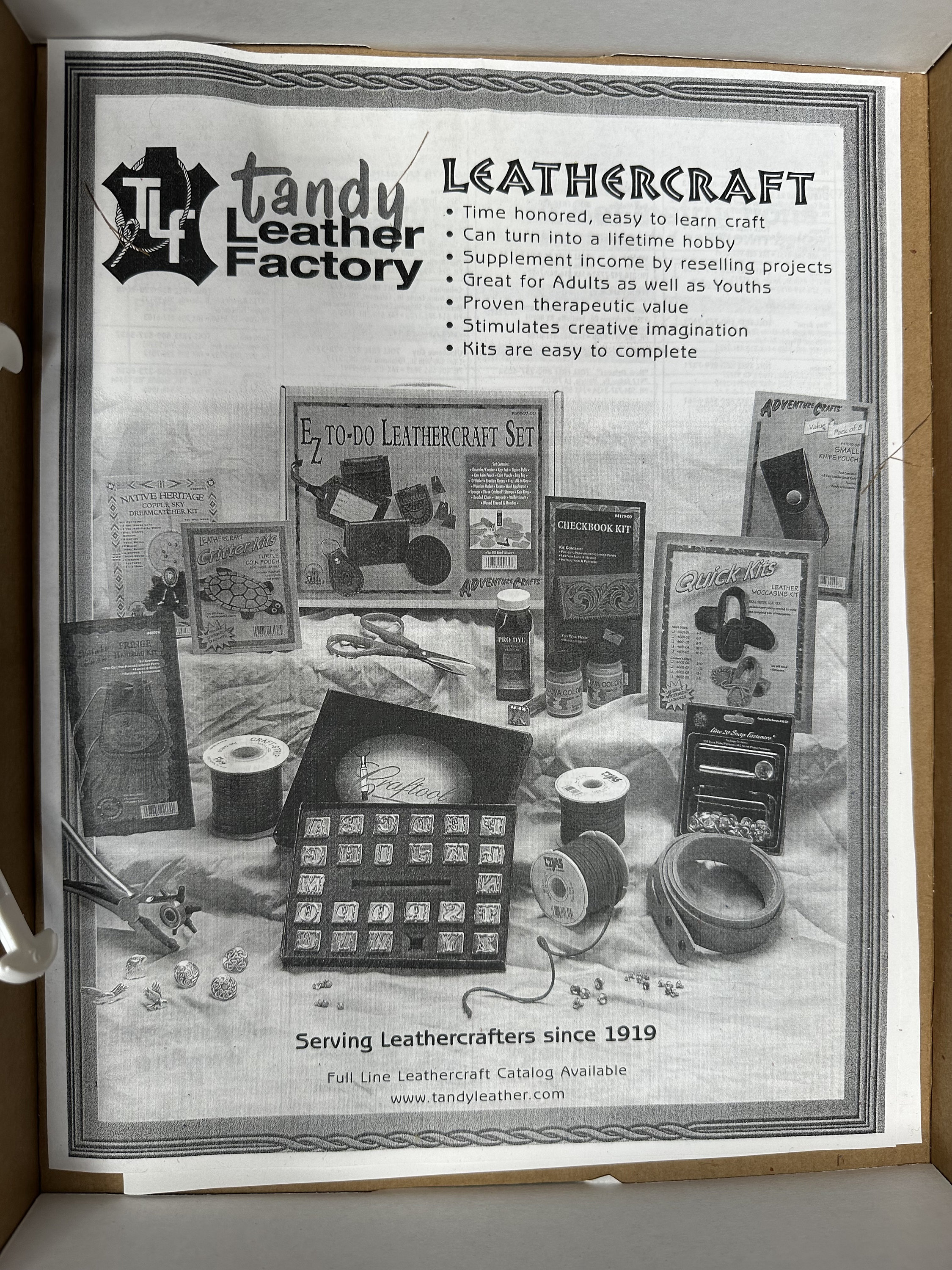 Tandy Leather EZ to Do Leathercraft Set - Etsy