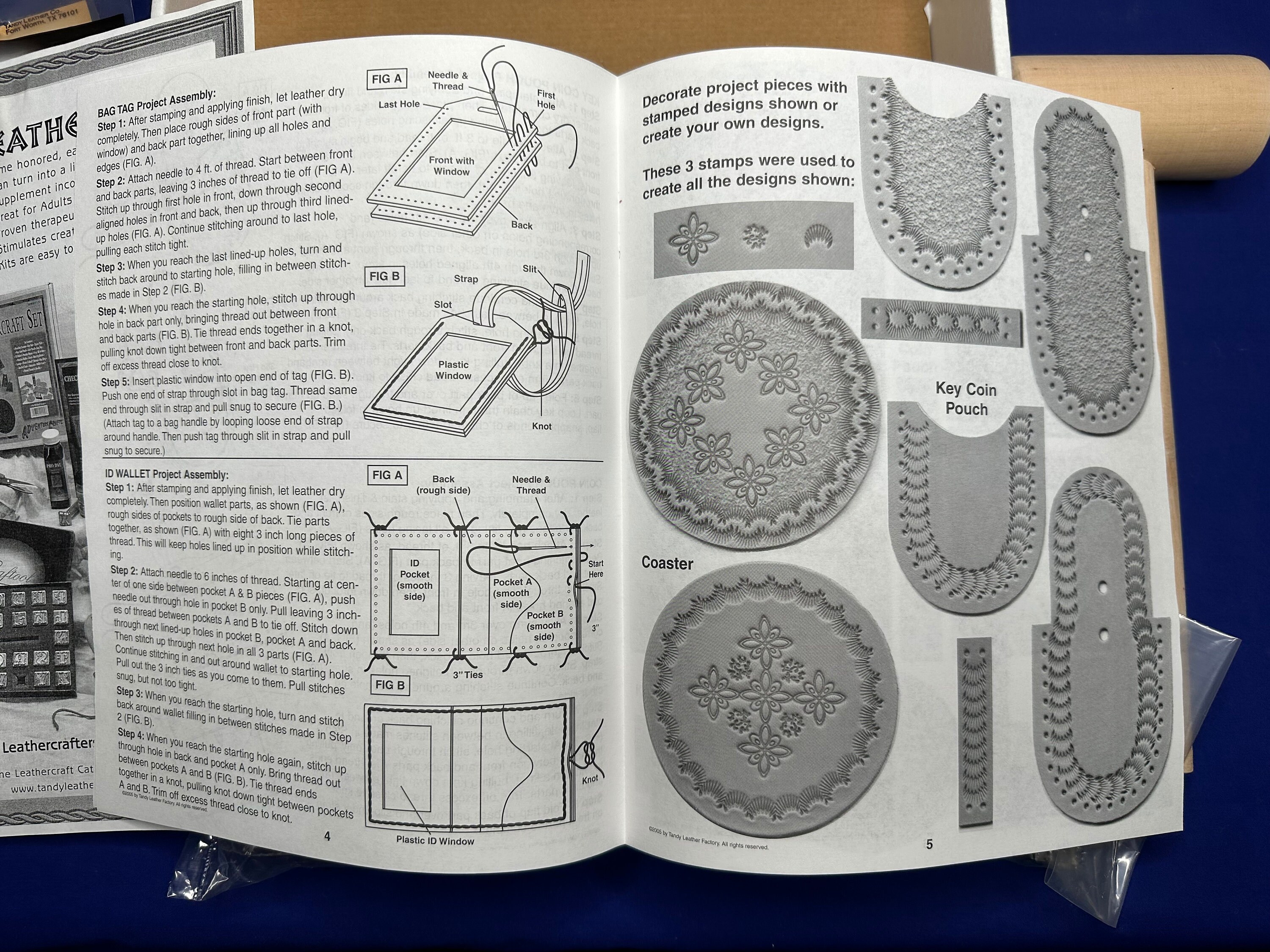 Tandy Leather EZ to Do Leathercraft Set - Etsy