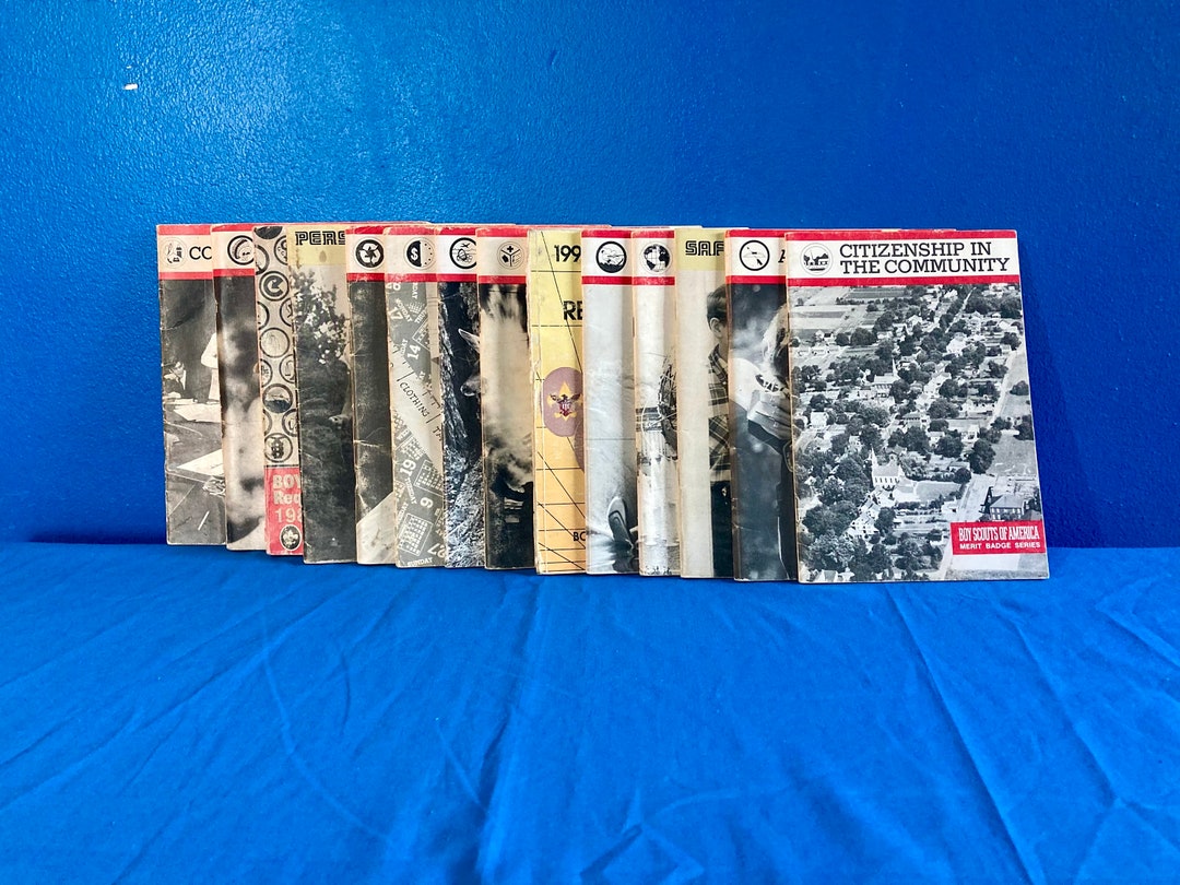 Boy Scout Merit Badge Book Lot - Etsy