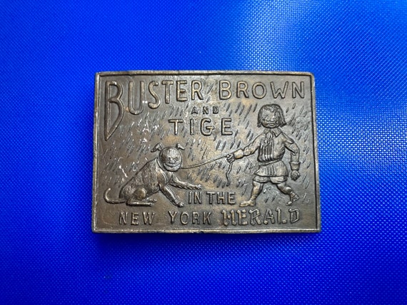 Buster Brown Belt Buckle - Gem