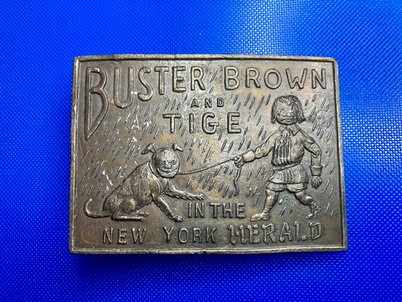 Buster Brown Belt Buckle - Gem