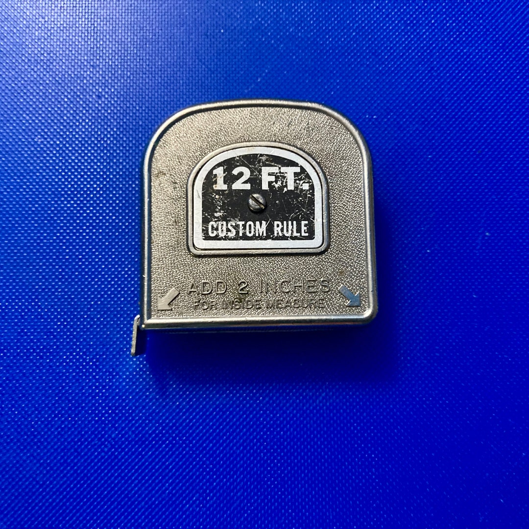Vintage Push Pull Tape Measure - Etsy
