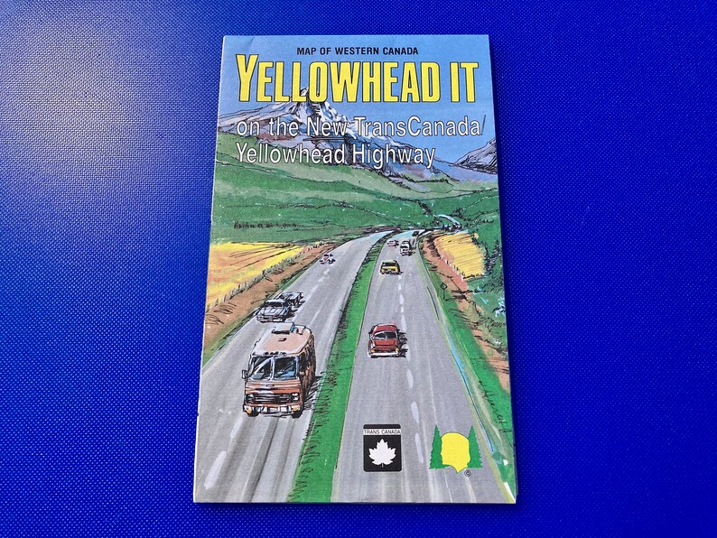 Map of Western Canada Yellowhead It - Etsy