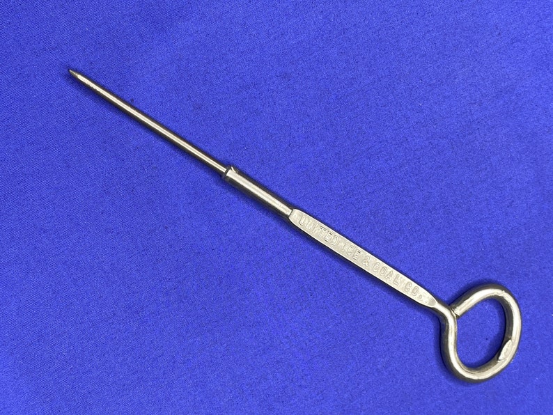 Vintage Advertising Ice Pick United Ice and Coal - Etsy