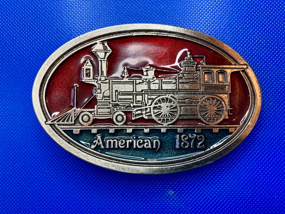 Railroad Belt Buckle - Etsy