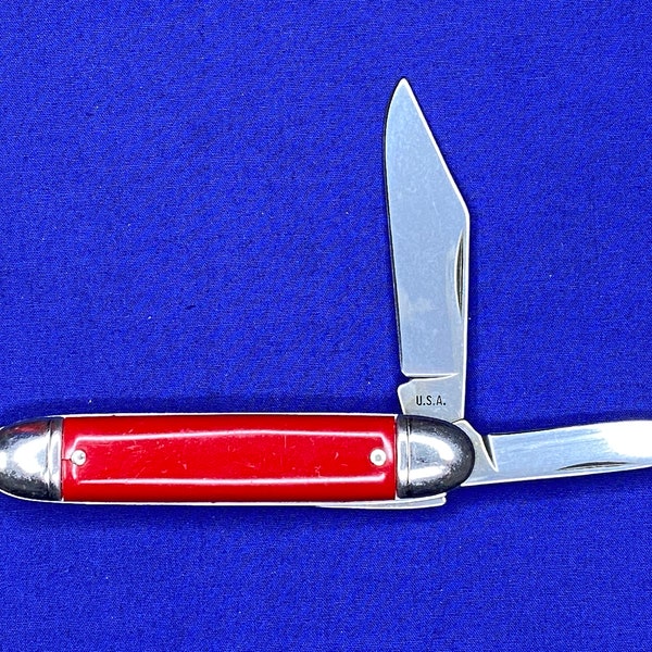 Red Pocket Knife - Etsy