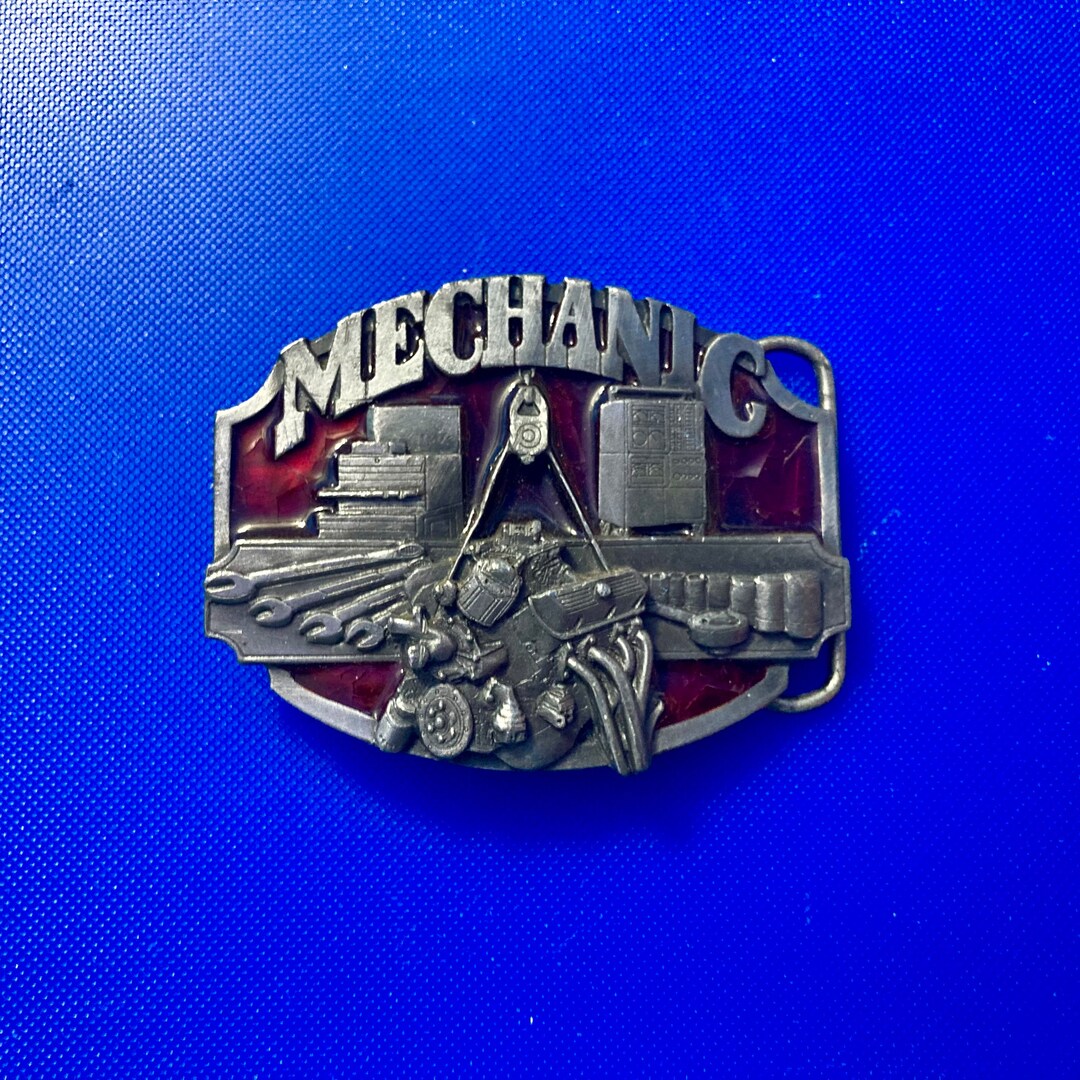 Mechanic Belt Buckle - Etsy